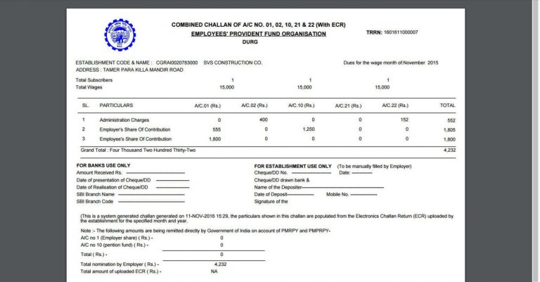 What is Electronic Challan cum Return(ECR)? - SumoPayroll